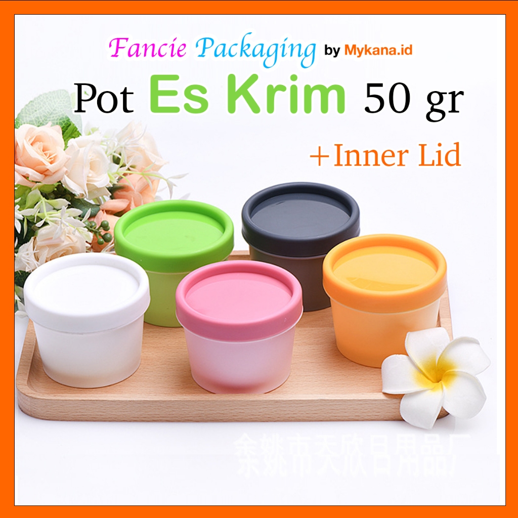 Jual Pot Jar Cream 50gr gram Es Krim - FANCIE PACKAGING - Wadah ...