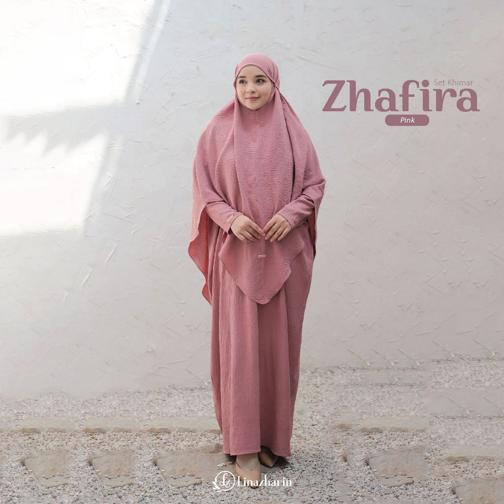 Jual Tachi Fashion Zhafira Gamis Set Khimar Syar'i Baju Seragaman | Shopee Indonesia