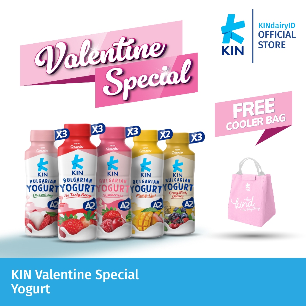 Jual BUY KIN Bulgarian Yogurt 14 x 200ml FREE Gift | Shopee Indonesia