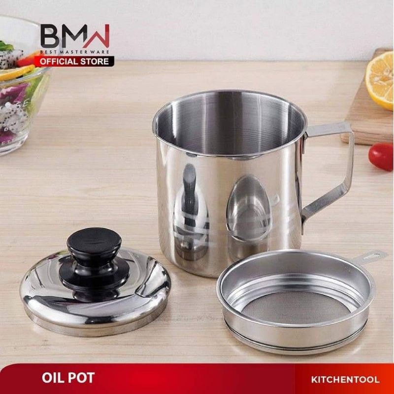 Jual Wadah Saringan Minyak Goreng Anti Karat Premium | Stainless Steel ...