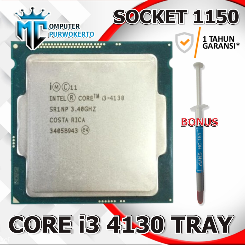 Jual Processor Intel Lga 1150 Core I3 4130 3.40 GHZ | Shopee Indonesia