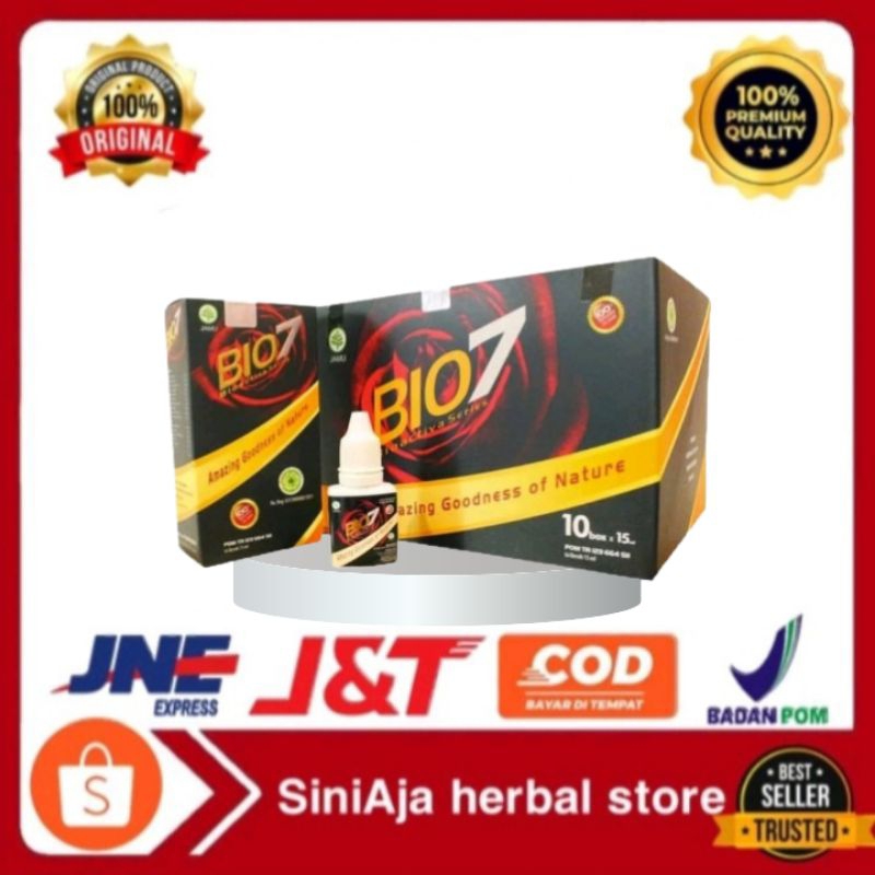 Jual BIO7 BIO SEVEN BIO 7 JAMU TETES HERBAL 15ml original | Shopee ...