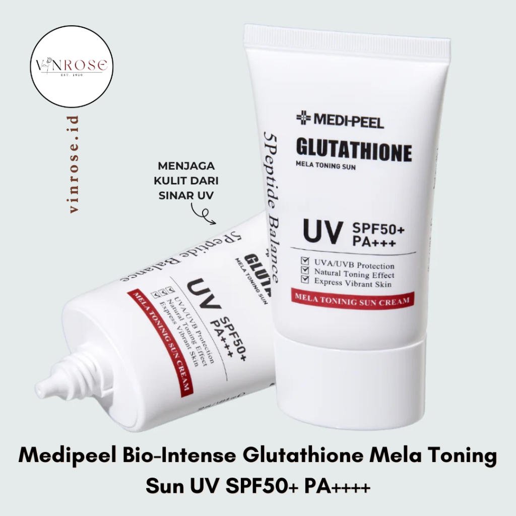Jual Medipeel Bio-Intense Glutathione Mela Toning Sun UV SPF50+ PA++++ Korea Sunscreen | Shopee ...