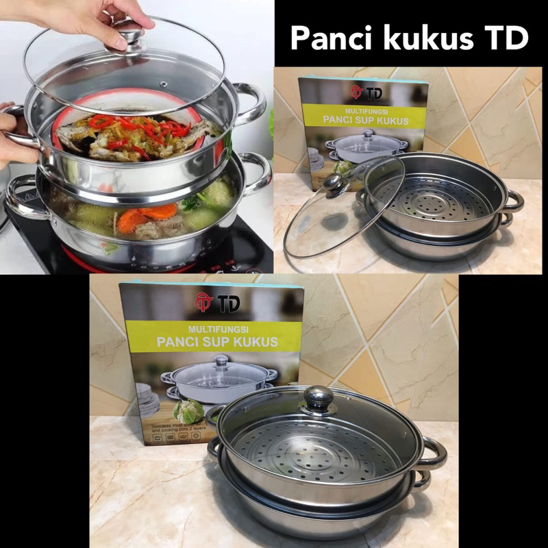 Jual PANCI KUKUS 2Susun// PANCI KUKUS STAINLESS STEEL | Shopee Indonesia