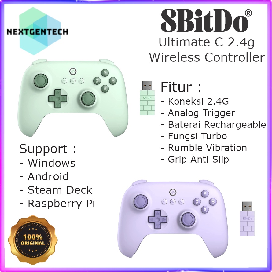 Jual ART K53D 8Bitdo Ultimate C 24g Controller Wireless Gamepad Windows ...