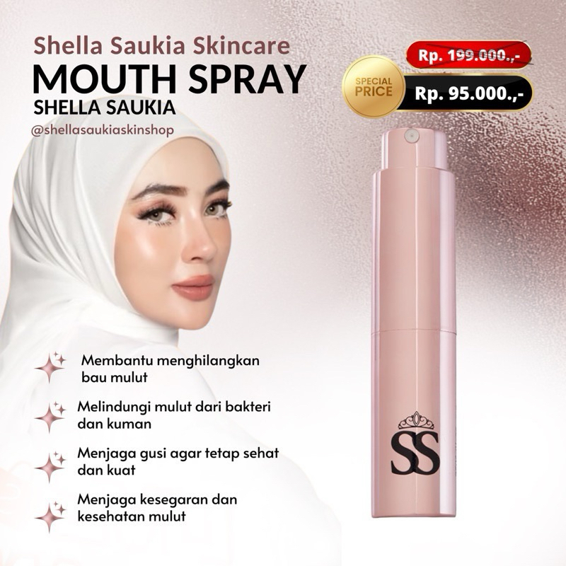Jual SHELLA SAUKIA MOUTH SPRAY | SSSKIN MENGHILANGKAN BAU MULUT | SS ...
