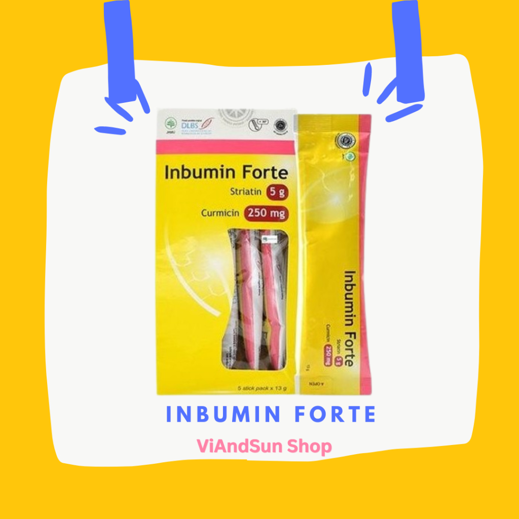 Jual INBUMIN FORTE 1BOX = 5 SACHET | Shopee Indonesia