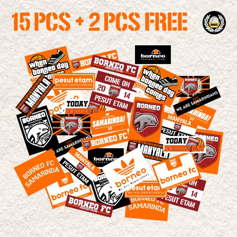 Jual Sticker Pack Borneo FC Samarinda | Shopee Indonesia