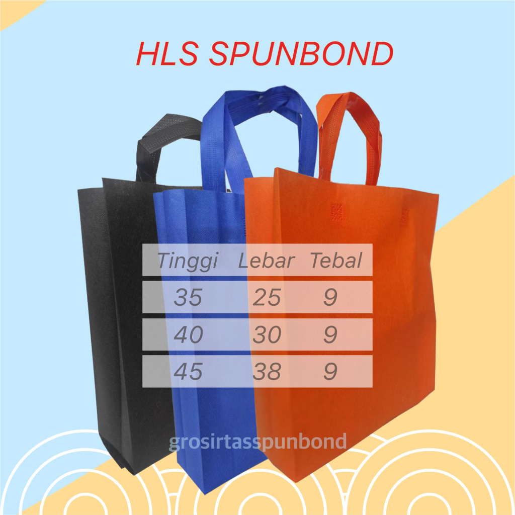 Jual Tas Belanja Spunbond Handle Jinjing Tas Souvenir Hajatan Hampers ...