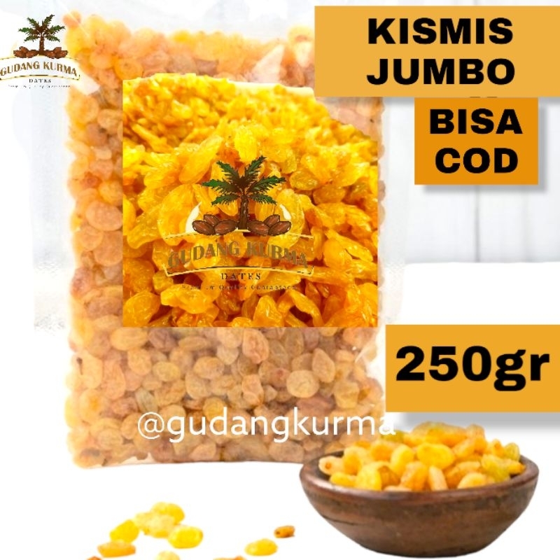 Jual KISMIS JUMBO 250GR/ANGGUR KERING [KISMIS JUMBO 250GR] | Shopee ...