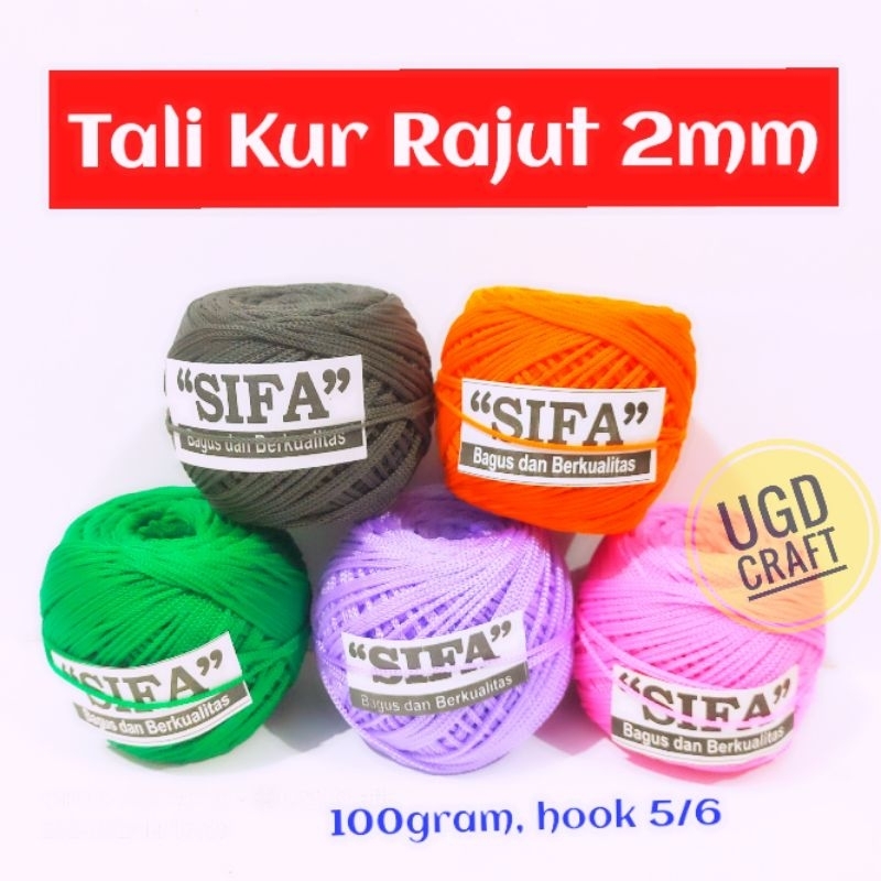 Jual Tali Kur Rajut 2mm | Shopee Indonesia