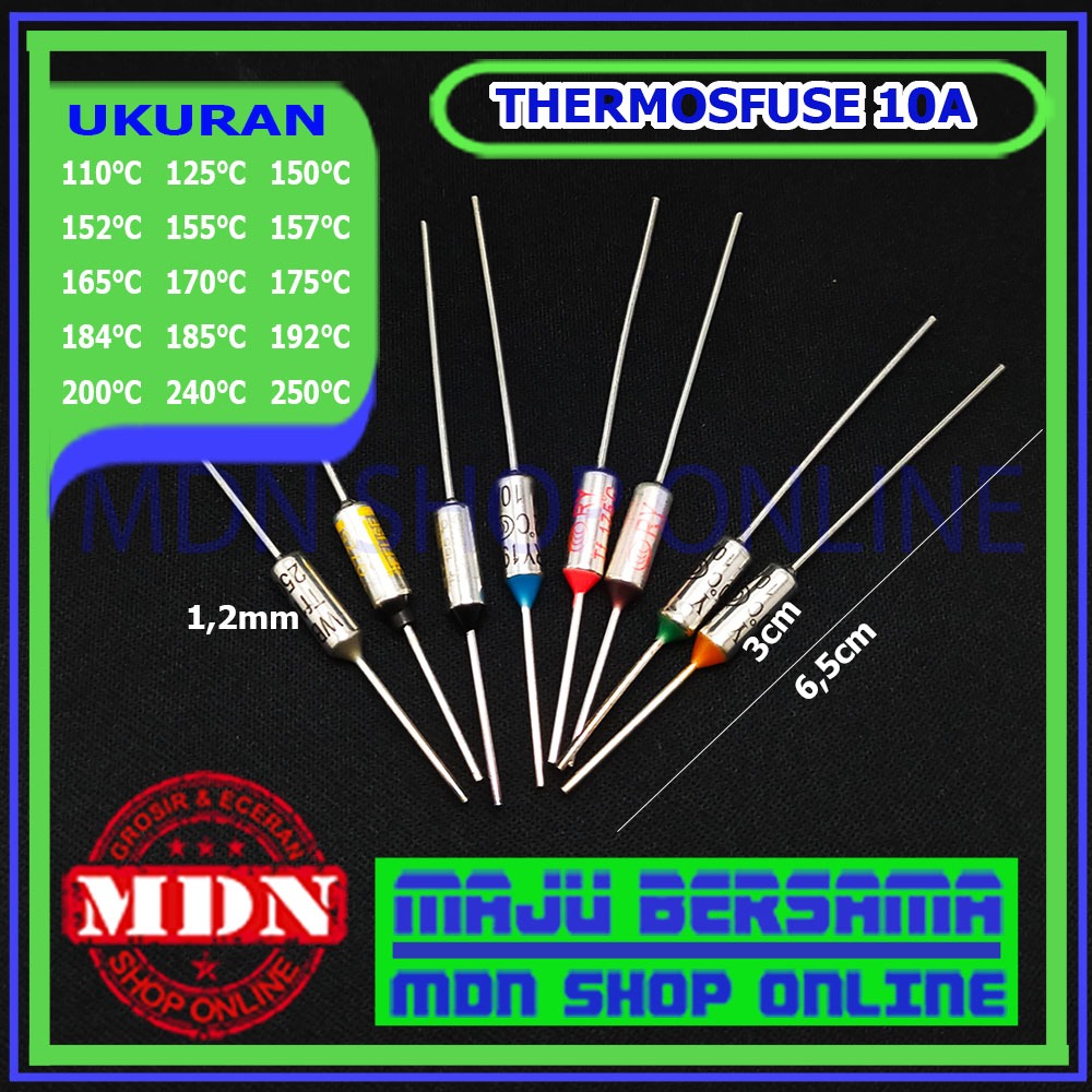 Jual Thermofuse 10A Fuse Magic Com Thermal Termofuse 10A 250V | Shopee ...