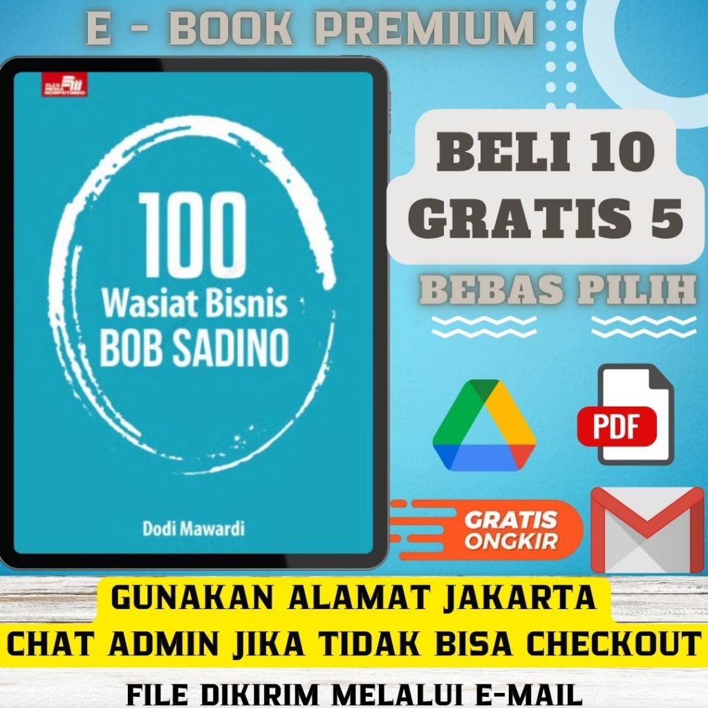 Jual 100 EASIAT BISNIS BOB SADINO nook pdf by Dodi Mawardi | Shopee Indonesia