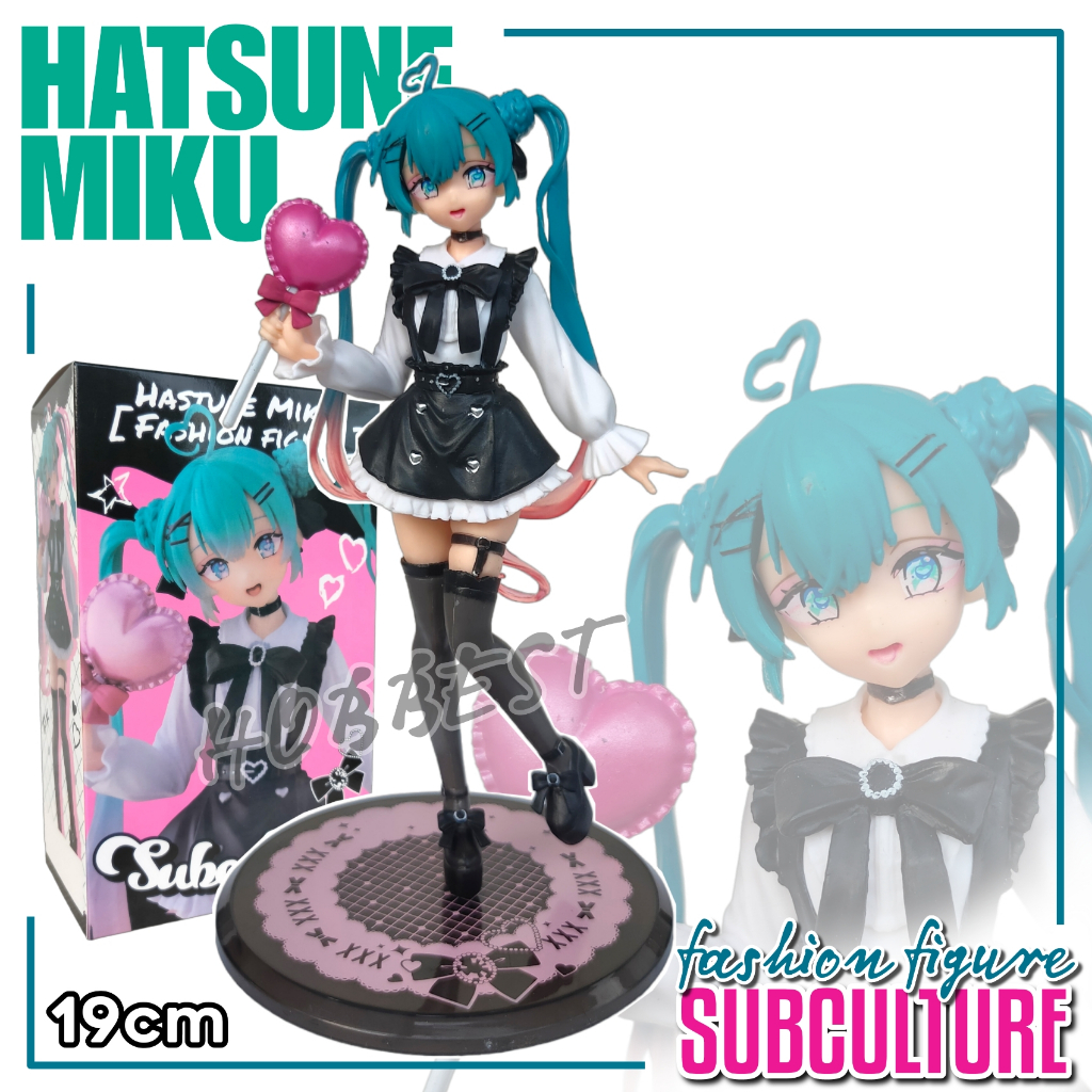 Jual HATSUNE MIKU Fashion Figure SUBCULTURE Ver - Action Figur Miniatur ...