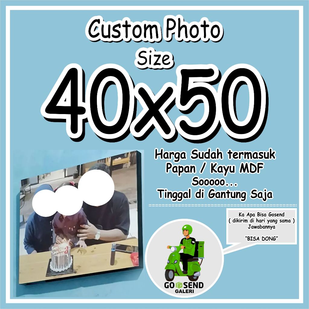 Jual Cetak Foto Ukuran Size Besar - 40x50 / 40x60 / 50x70 | Shopee ...