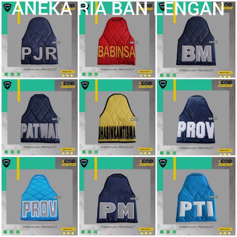 Jual ANEKA BAN LENGAN BISA COSTUM MODEL WARNA DAN LOGO | Shopee Indonesia