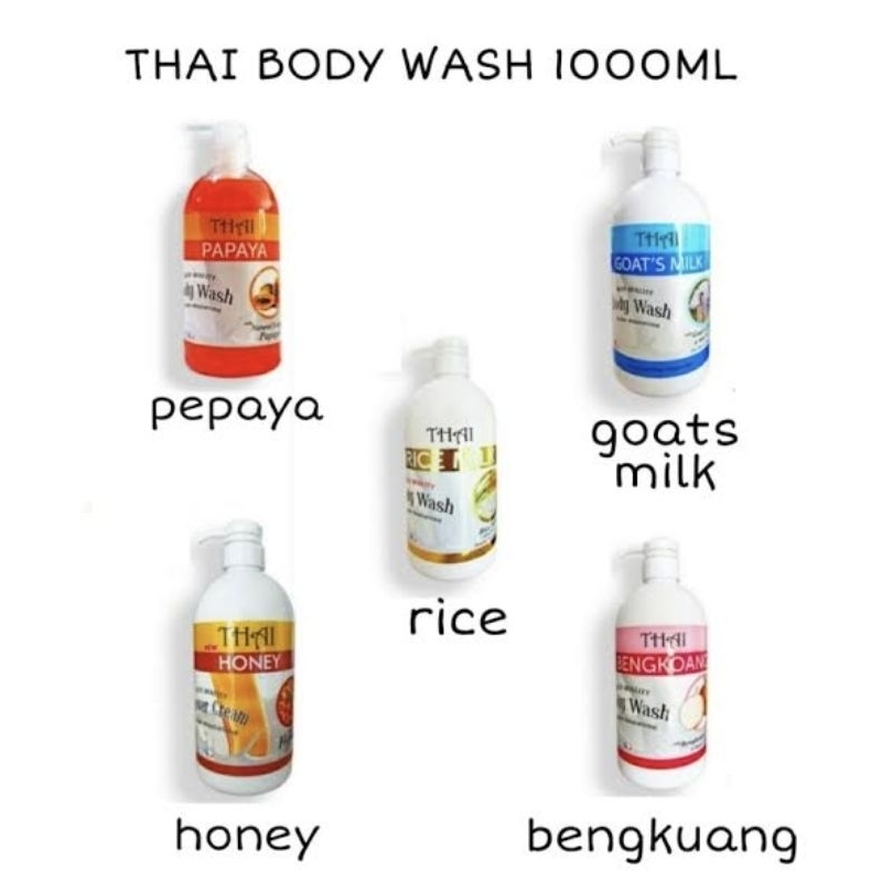 Jual Thai Body Wash Series 1000ml | Shopee Indonesia
