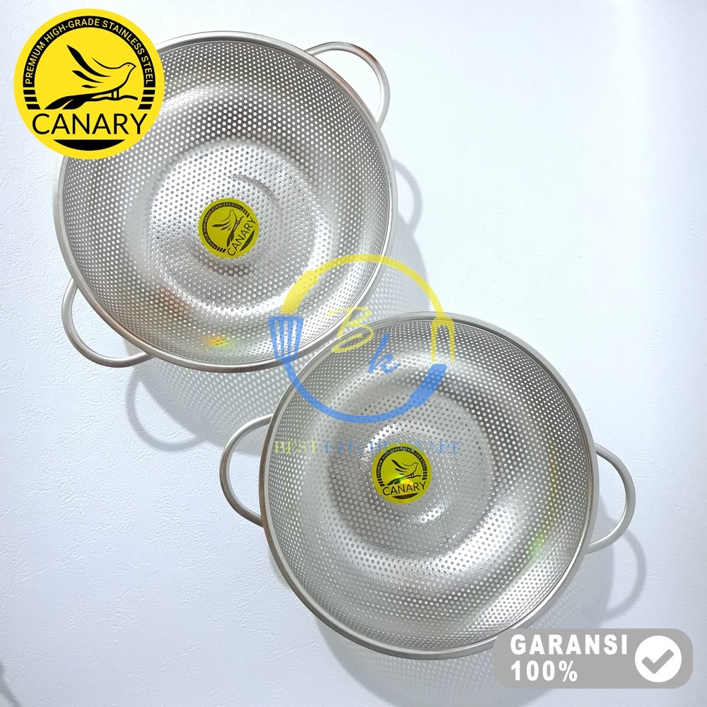 Jual CANARY Baskom Saringan 16,5cm Stainless Steel Wadah Saringan ...