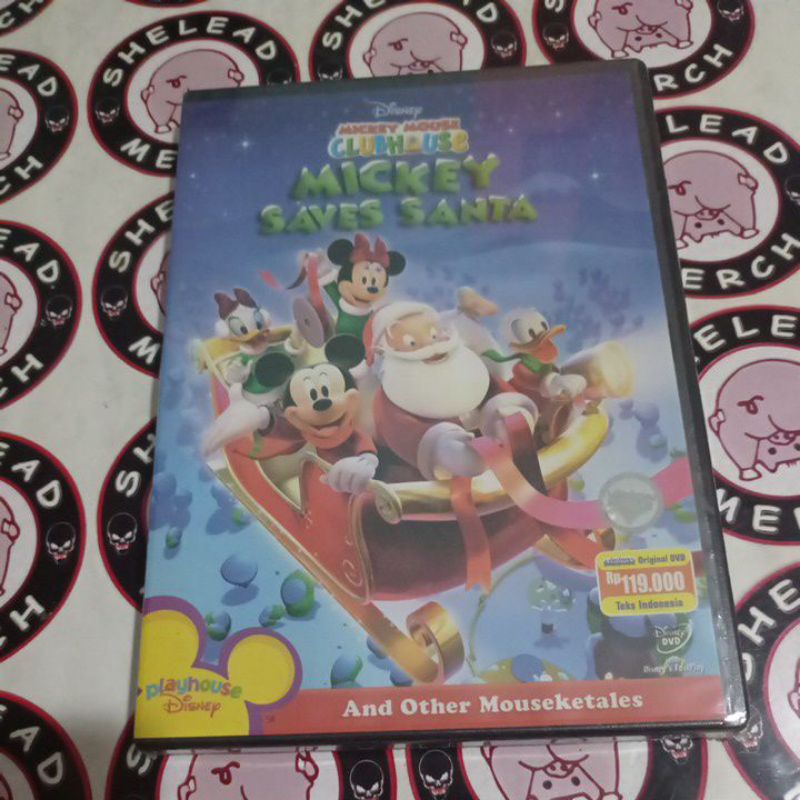 Jual DVD Original Disney Mickey Mouse Clubhouse Mickey Saves Santa ...