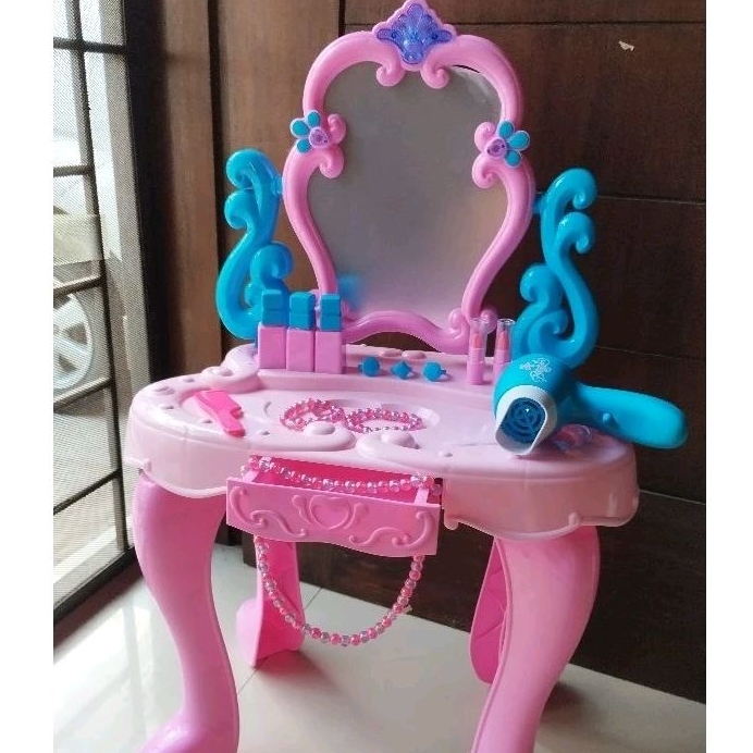 Jual Mainan meja rias anak dresser Beauty playset | Shopee Indonesia