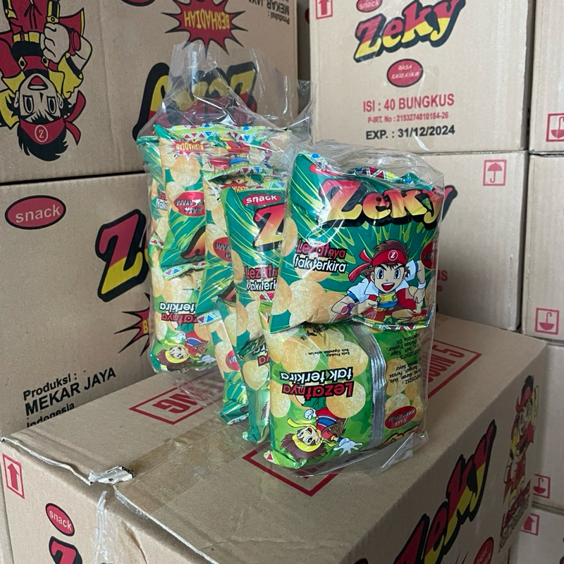 Jual zeky panser snack chiki ciki berhadiah jika beruntung PER 10Pcs ...