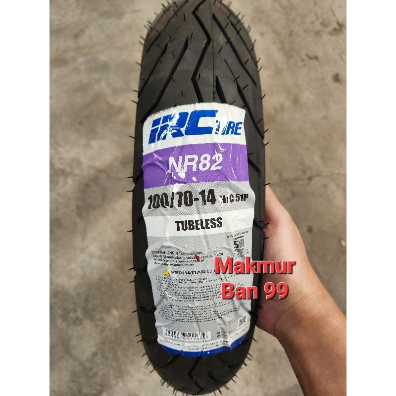 Jual Ban Motor IRC 100/70-14 NR82 Tubeless | Shopee Indonesia