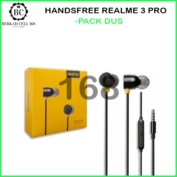 Jual HEADSET REALME BUDS-HEADSET REALME C1 C2-HANDSFREE REALME 3 PRO ...