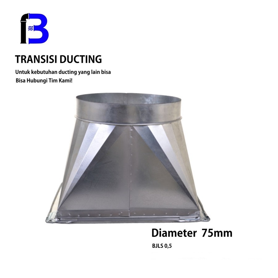 Jual TRANSISI DUCTING, DIAMETER 100MM (4 Inch) | Shopee Indonesia