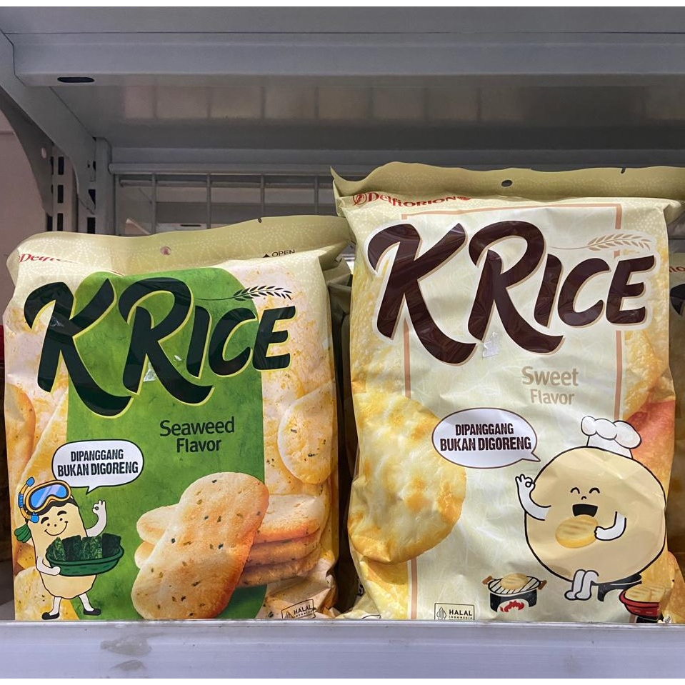 Jual K'Rice - Delfi K Rice - Krekers Beras Dipanggang Bukan Digoreng ...