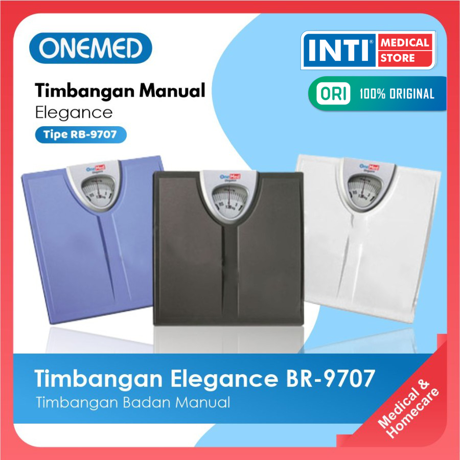 Jual ONEMED Timbangan Badan Elegance BR-9707 / Timbangan Badan Manual ...