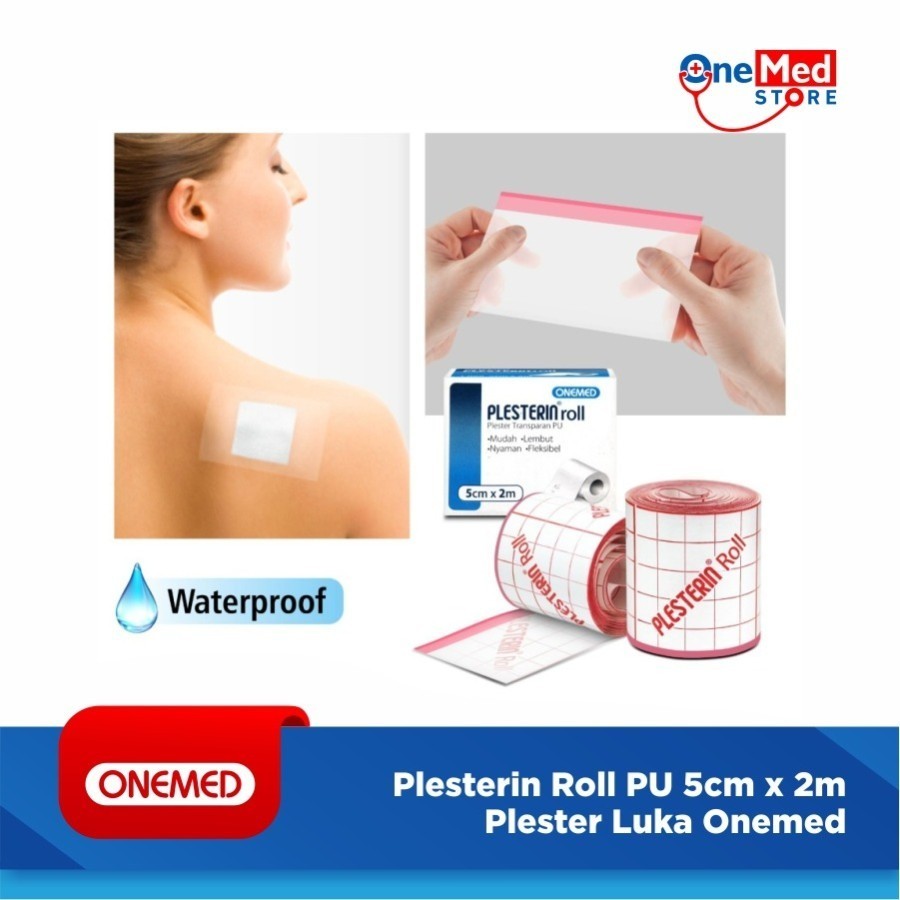 Jual Plesterin Transparan PU Roll 5cm x 2m Plester Luka Onemed | Shopee Indonesia