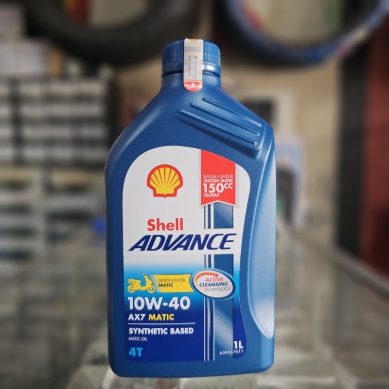 Jual Oli Motor Matic Shell Advance AX7 Matic Scooter 10W-40 1 Liter | Shopee Indonesia