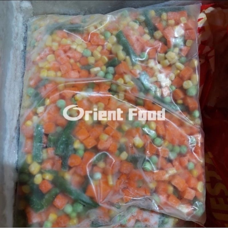 Jual Mix Vegetable Sayur Mix Curah Polos 1kg | Shopee Indonesia
