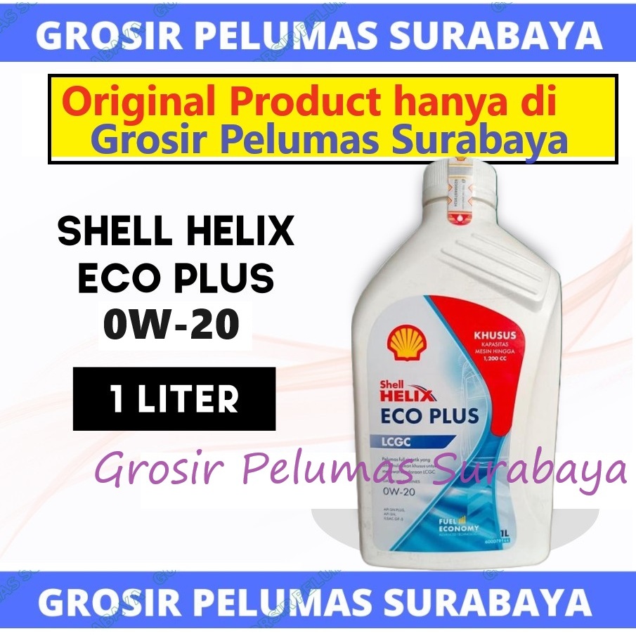 Jual ORIGINAL BOTOL Scan Shell Helix ECO PLUS 0W20 0W-20 0W 20 BOTOL ...