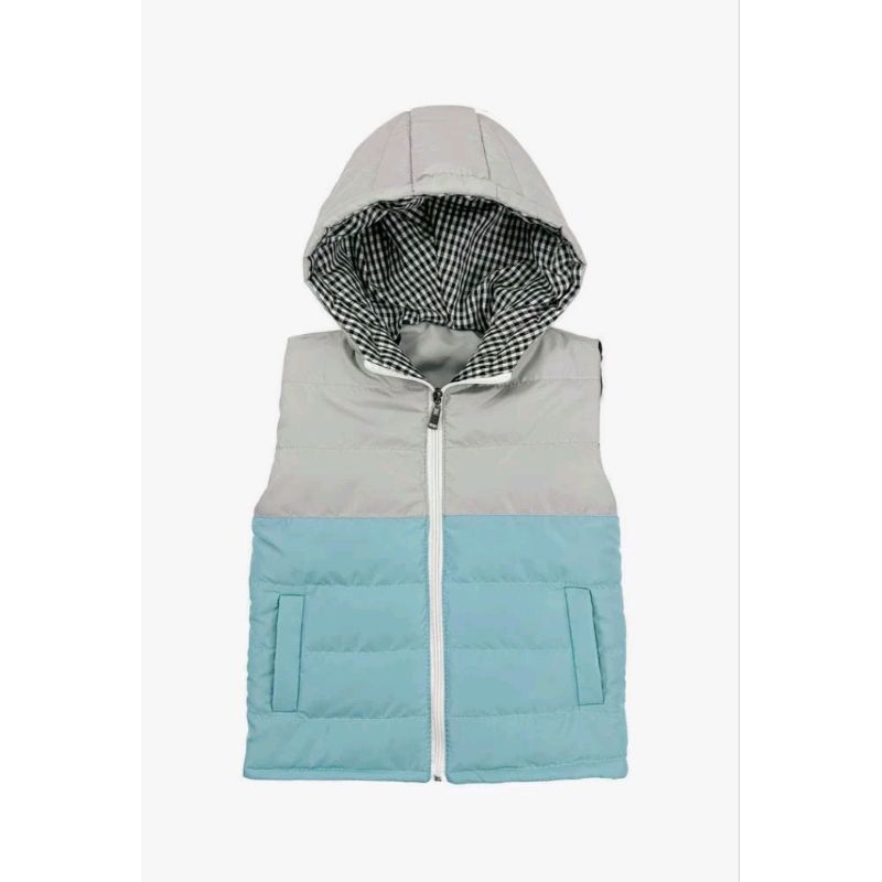 Jual Rompi Vest Motor Puffer Anak Hoodie 2-12 Tahun Keren Tebal ...