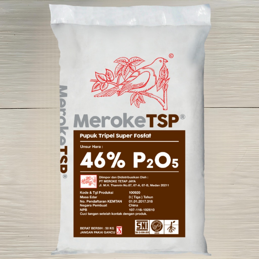 Jual Pupuk MEROKE TSP 50 Kg Triple Super Posfat Kemasan Pabrik | Shopee ...