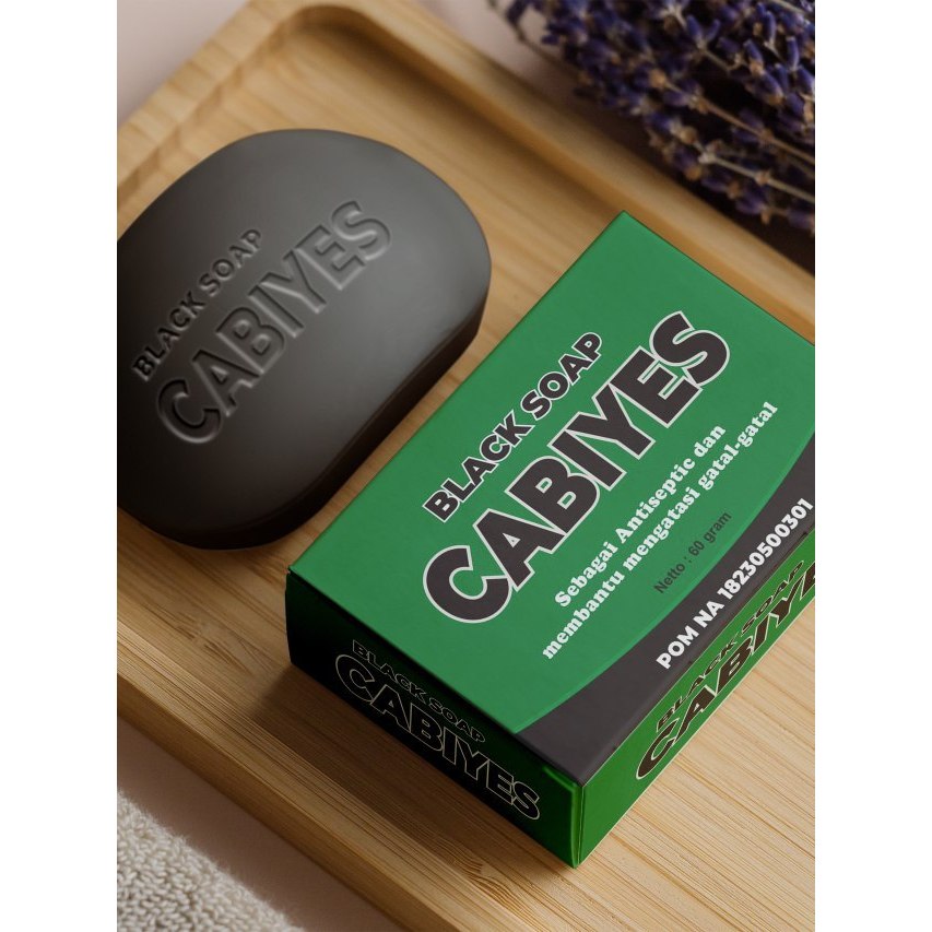Jual CABIYES Sabun Black Soap untuk Mengatasi Gatal Scabies Kudis Eksim ...