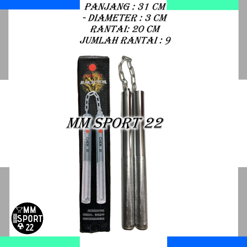 Jual Double stick besi nunchaku besi | Shopee Indonesia