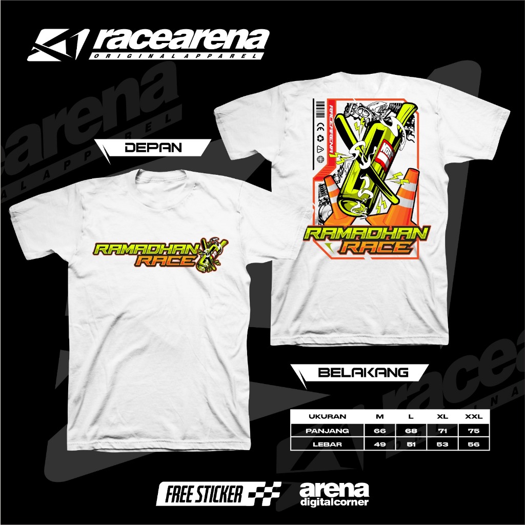 Jual KAOS RAMADHAN RACE HOBI BALAP RACING WAKTU PUASA RAMADHAN MEKANIK ...