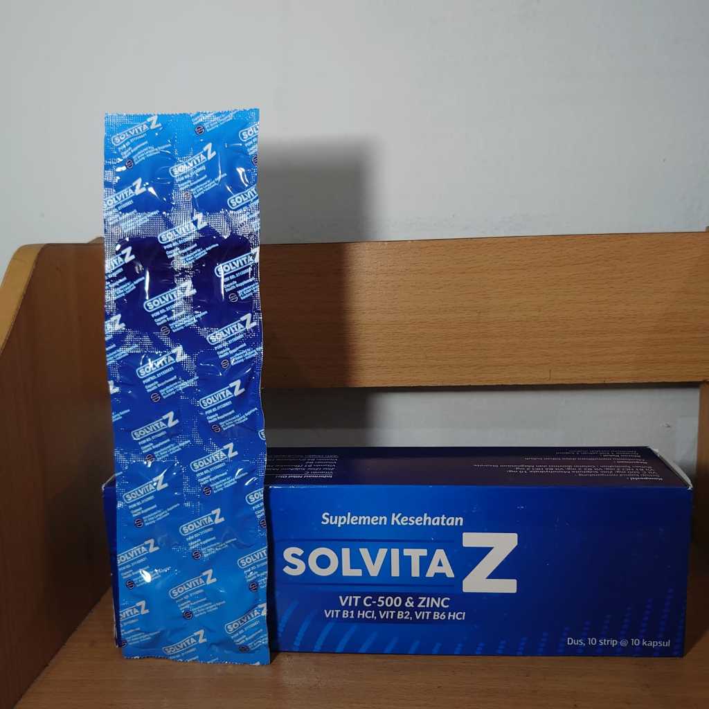 Jual Solvita Z Suplemen Kesehatan 1 Strip Isi 10 Kapsul | Shopee Indonesia
