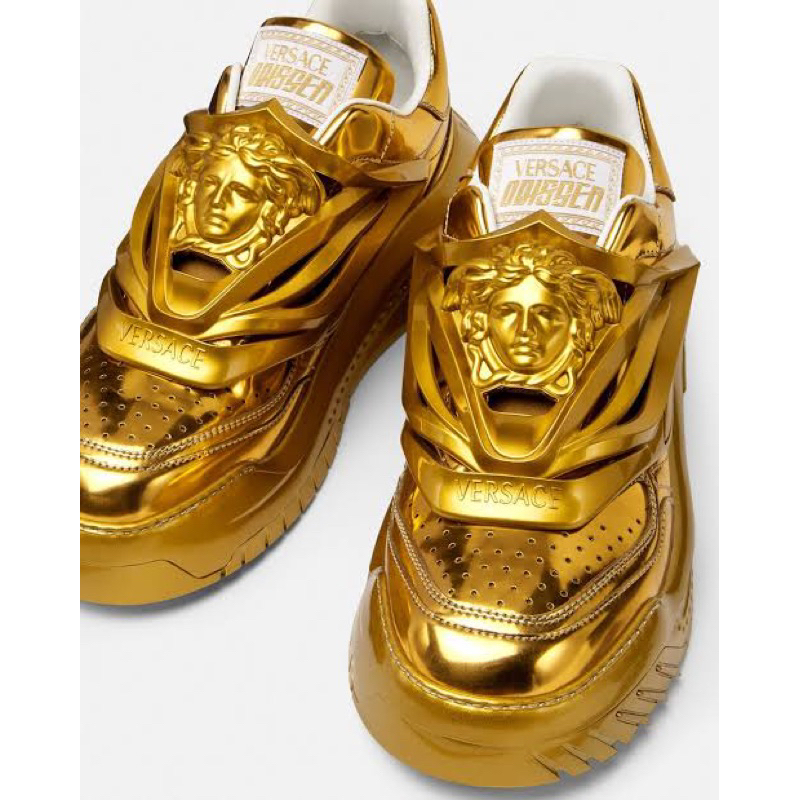 Jual sepatu original Versace Odissea Sneaker Gold limited edition ...