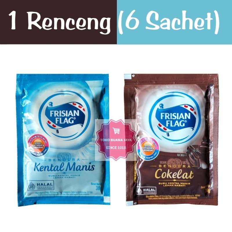 Jual SUSU FRISIAN FLAG ALL VARIAN RASA ( 1 RENCENG ISI 10 SACHET ...