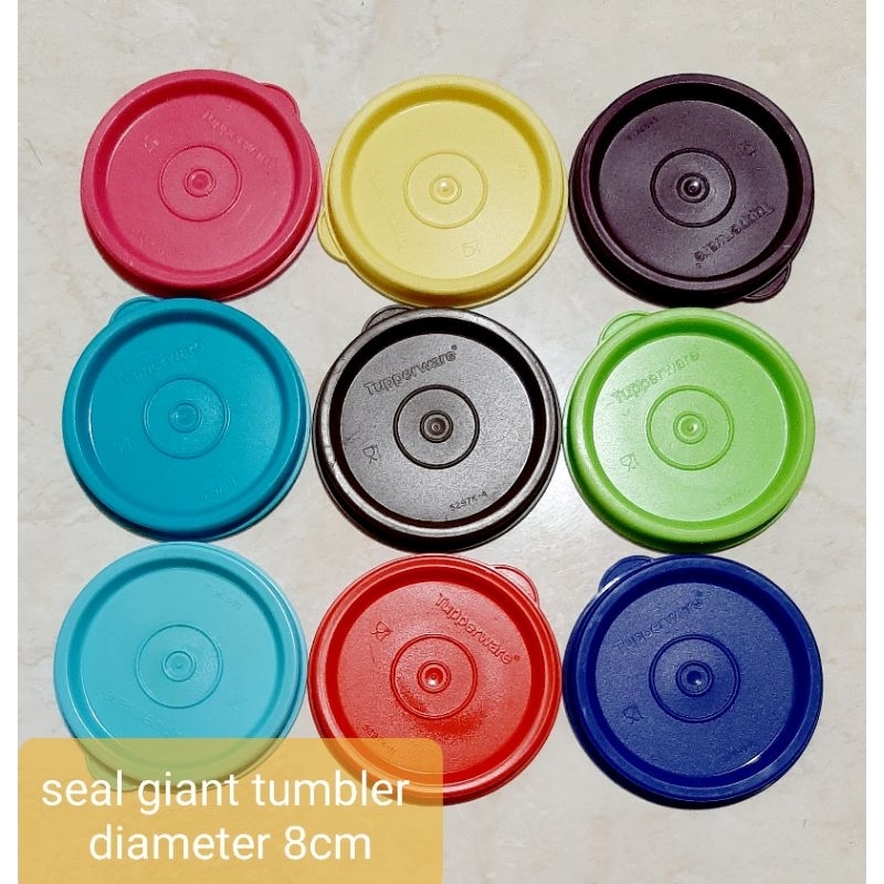 Jual SEAL / TUTUP giant tumbler tupperware ( d 8cm). | Shopee Indonesia