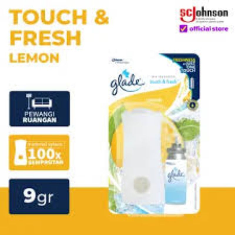 Jual Glade touch and fresh lemon 9gr | Shopee Indonesia