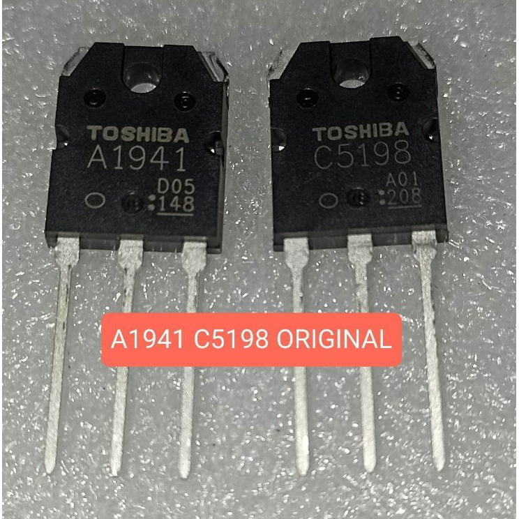 Jual Buruan Bayar TRANSISTOR A1941 C5198 ORIGINAL TOSHIBA 2SA1941 2SC5298 ASLI | Shopee Indonesia