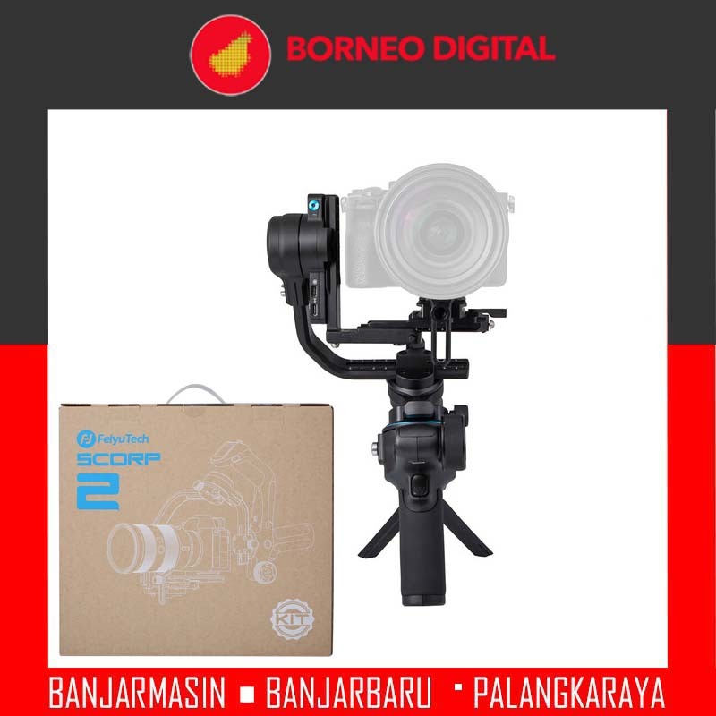 Jual Feiyu Scorp 2 KIT DSLR Mirrorless Camera Stabilizer with AI Tracker | Shopee Indonesia