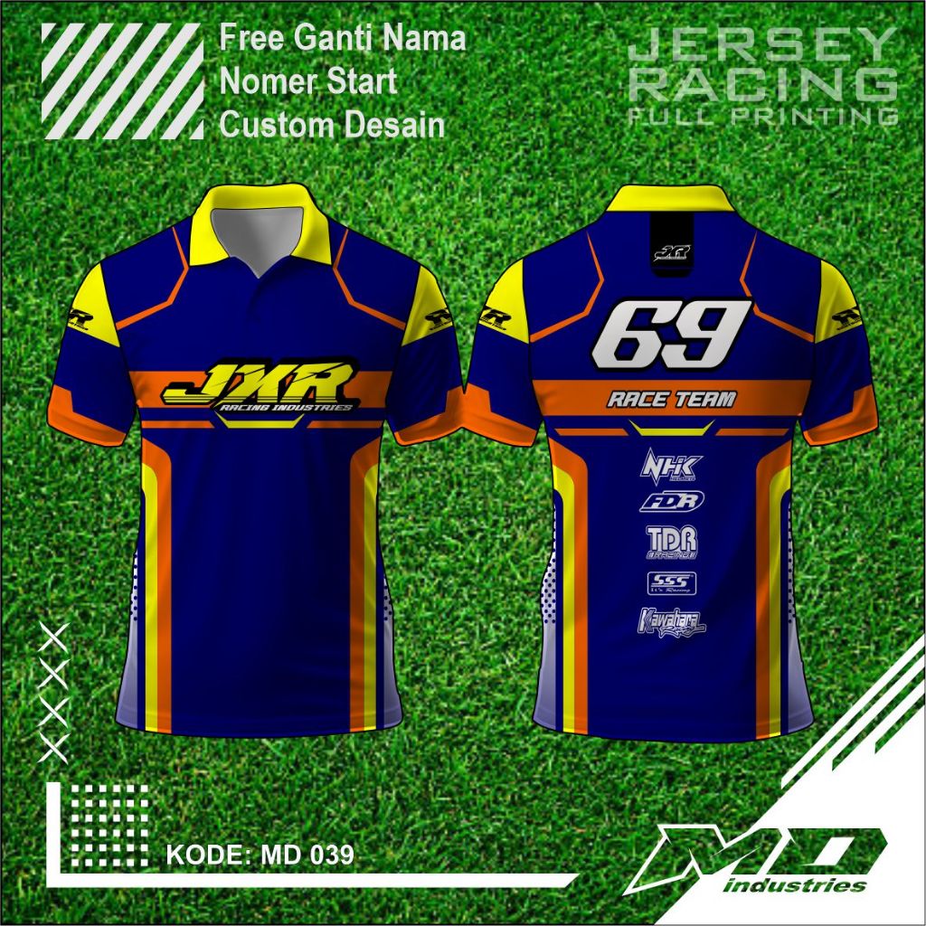 Jual Jersey Balap Desain Keren - Baju Balap Racing Printing - Minimalis ...