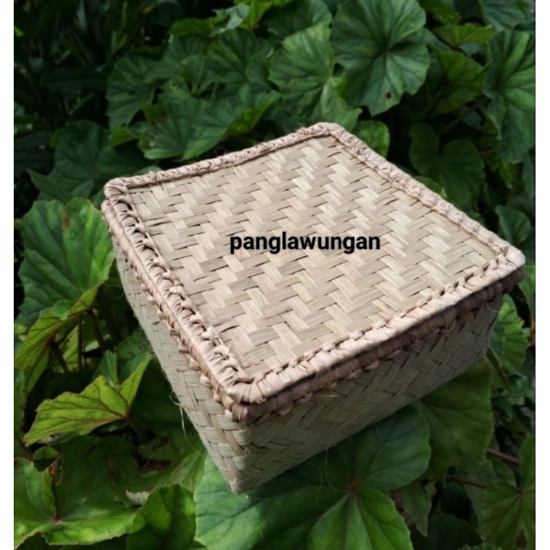 Jual anyaman bambu kotak tali janur 20cm | Shopee Indonesia