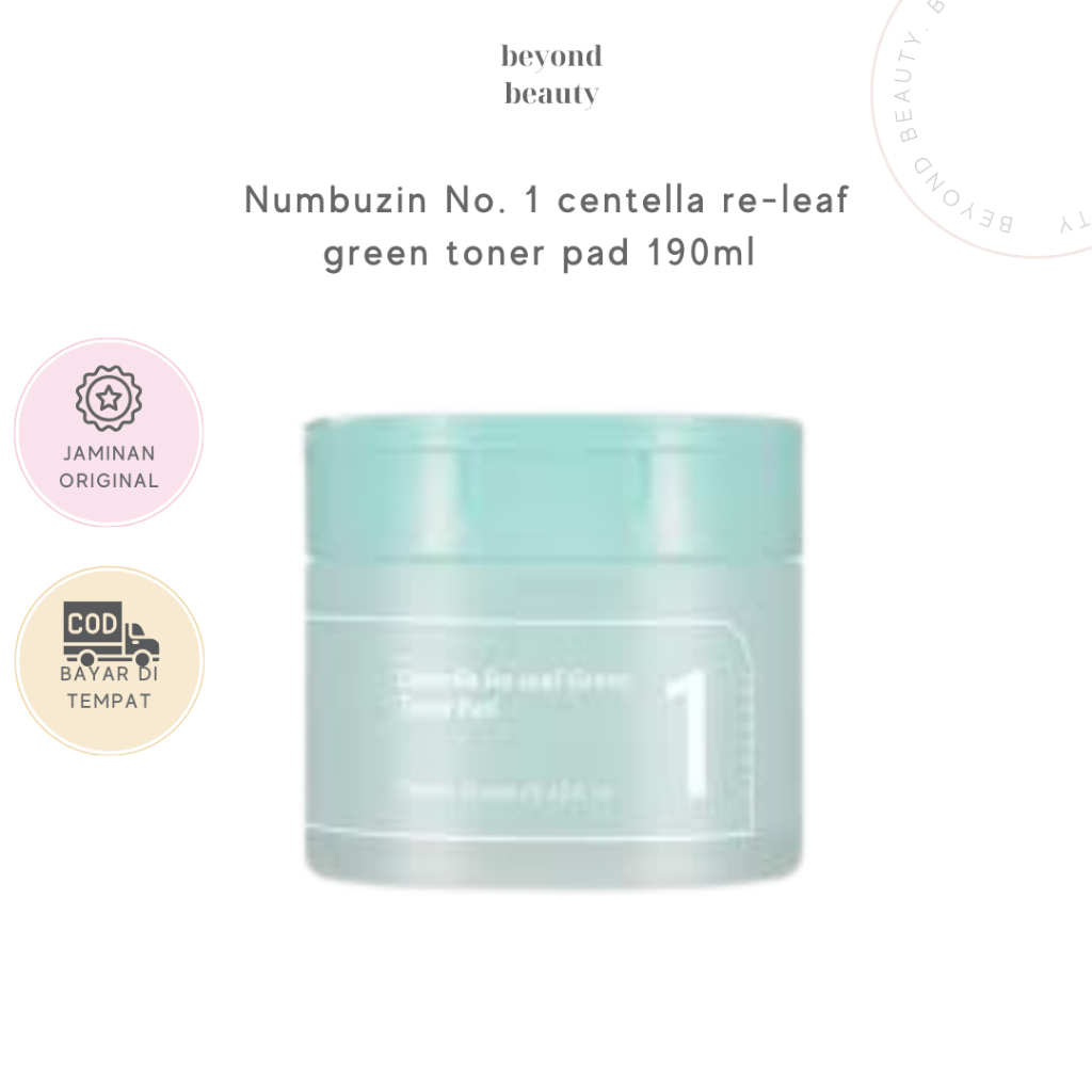 Jual Numbuzin No.1 Centella Re-Leaf Green Toner Pad 190ml (70 Pads) | Shopee Indonesia