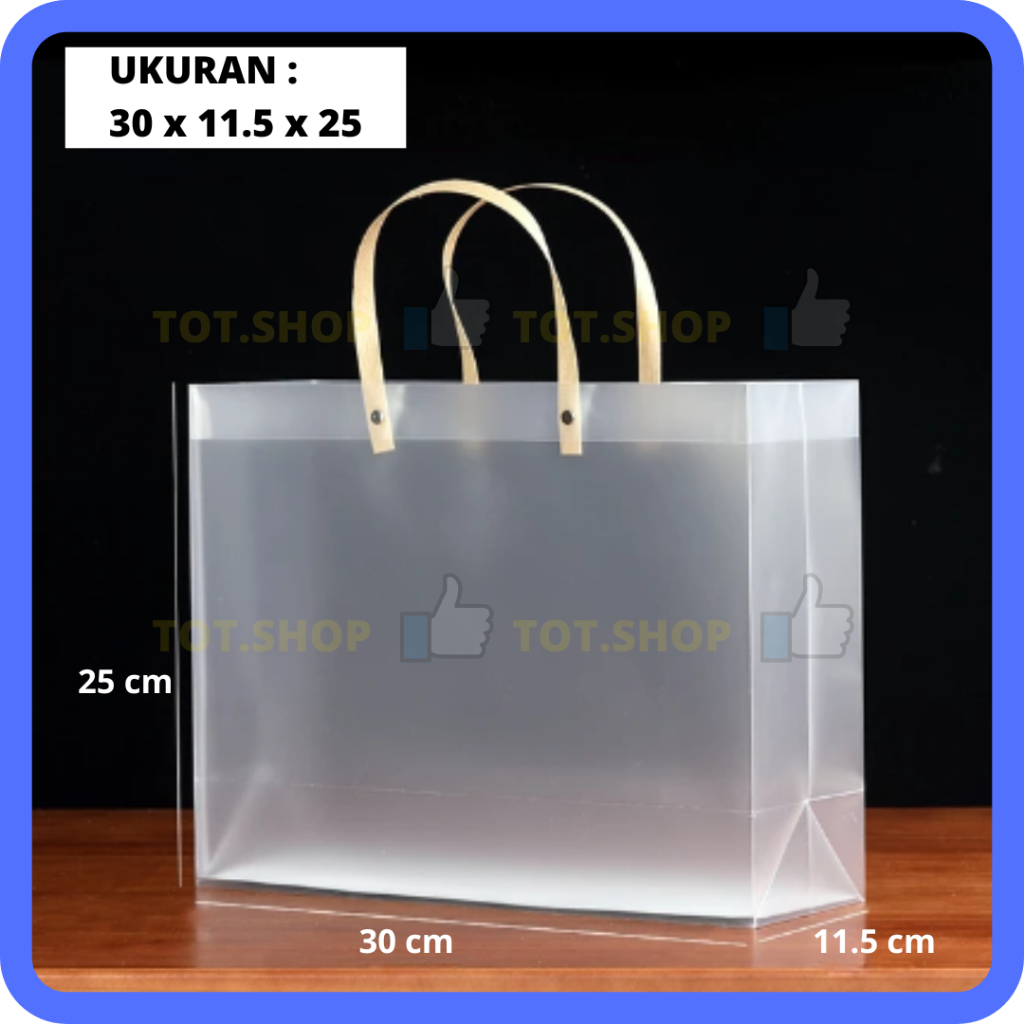 Jual Goodie Bag Transparan Froasted Gift Bags Tas Souvenir, Kado ...